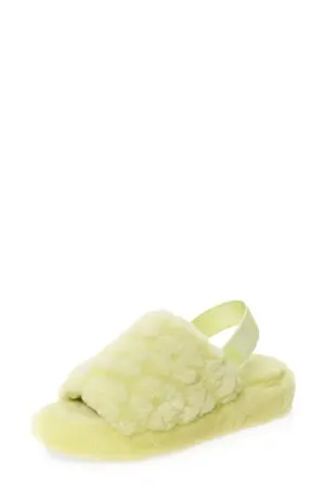 UGG Fluff Yeah Slingback Sandal Pollen Poppy