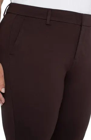 LIVERPOOL Kelsey Ponte Knit Trousers - Java