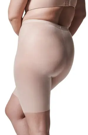 Spanx Spanxshape™ Invisible Mid-thigh Shorts - Champagne Beige