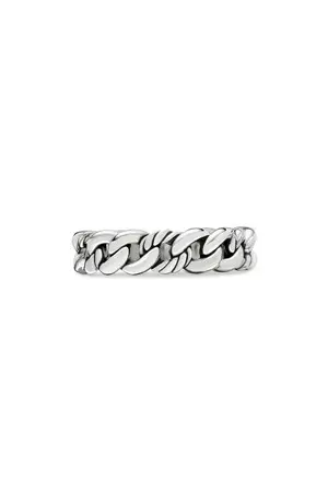 David Yurman Belmont Curb Link Ring - Silver