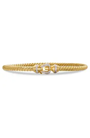 David Yurman Buckle Cablespira® Bracelet - Diamond