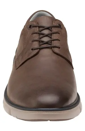 Johnston & Murphy Xc4® Tanner Plain Toe Derby - Dark Brown