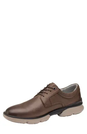 Johnston & Murphy Xc4® Tanner Plain Toe Derby - Dark Brown