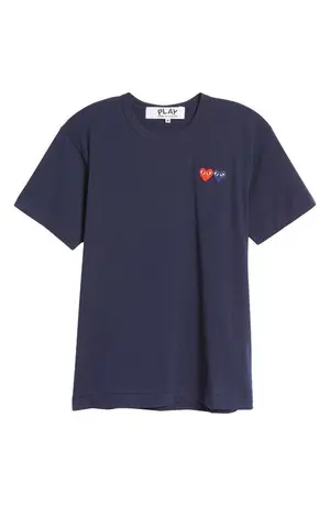 Comme Des Garçons Twin Hearts Slim Fit Jersey T-shirt