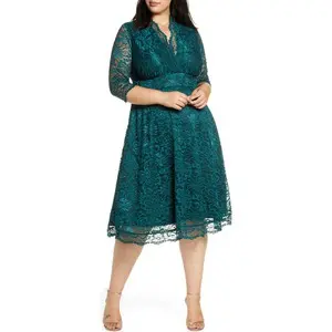 Kiyonna Scalloped Cocktail Dresses