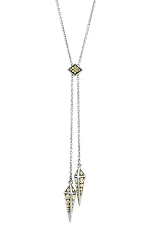 Lagos Ksl Pyramid Bolo Necklace