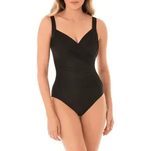 Miraclesuit Solid Sanibel Underwire One-piece Swimsuit - Black