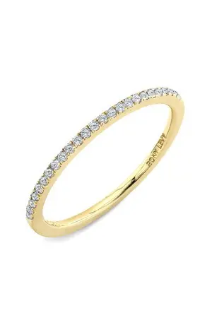 Bony Levy Diamond Stacked Band Ring - Yellow Gold