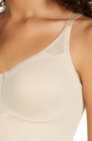 MIRACLESUIT® Sexy Sheer Underwire Shaping Camisole - Warm Beige