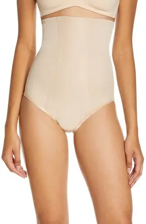 MIRACLESUIT® High Waist Shaper Briefs - Warm Beige