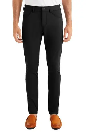 RHONE Commuter Slim Fit Five-pocket Pants - Black