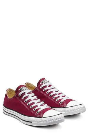 CONVERSE Chuck Taylor® All Star® Low Top Sneaker Maroon Canvas