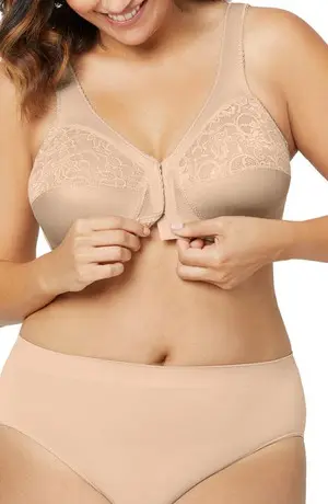 GLAMORISE Magiclift® Front Close Support Bra - Beige