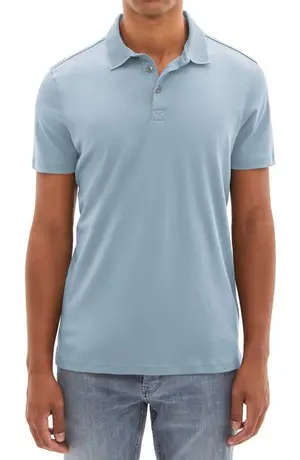 Robert Barakett Georgia Pima Cotton Polo Dover Blue