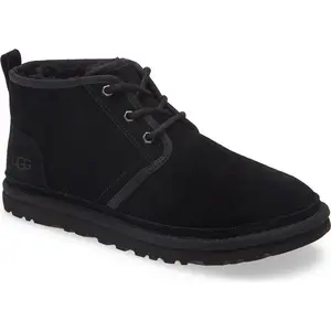 UGG Neumel Lace Up Boot - Black Suede