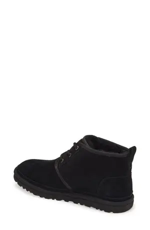 UGG Neumel Lace Up Boot - Black Suede