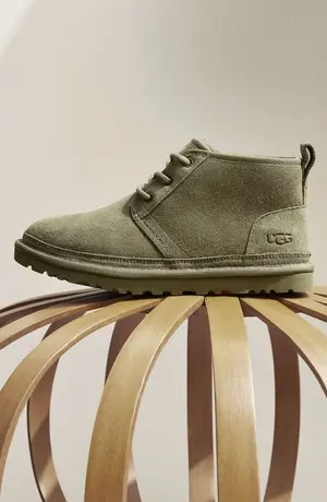UGG Neumel Lace Up Boot - Burnt Olive Suede