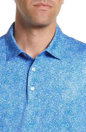 Cutter & Buck Pike Constellation Print Performance Polo - Chelan