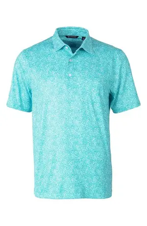Cutter & Buck Pike Constellation Print Performance Polo Submerge