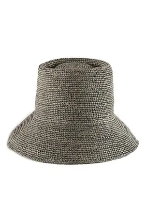 Janessa Leoné Janessa Leoné Felix Crochet Raffia Bucket Hat Sage