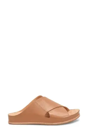 Kork-Ease® Tutsi Slide Sandal - Brown Leather