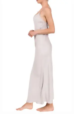 EVERYDAY RITUAL Angelina Nightgown - Light Grey
