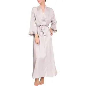 EVERYDAY RITUAL Colette Robe - Light Grey