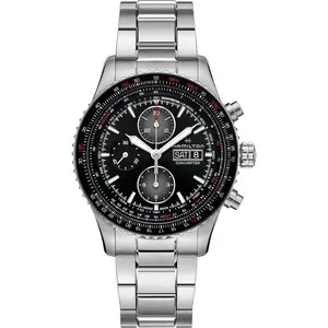 Hamilton Khaki Aviation Converter Chronograph Stainless Steel Bracelet Watch