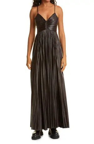 A.L.C. Ariya Sleeveless Maxi Dress Carob