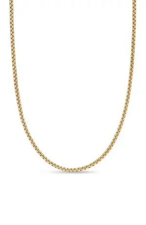 David Yurman Box Chain Necklace - Gold