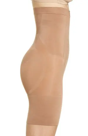 Spanx Spanxsculpt™ Oncore High Waist Midthigh Shorts - Caf Au Lait