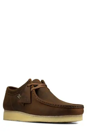 Clarks Wallabee Moc Toe Derby - Beeswax