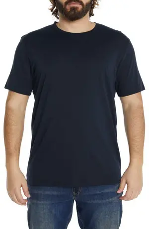 JOHNNY BIGG Essential Crewneck T-shirt Navy