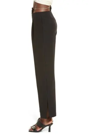 AMY LYNN Cutout High Waist Straight Leg Pants