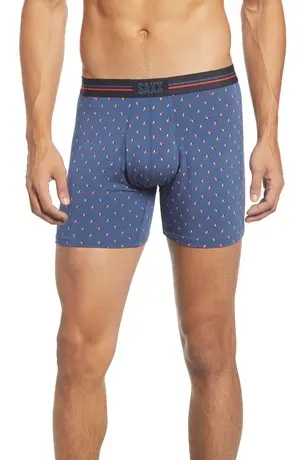 SAXX Ultra Super Soft Boxer Briefs Blue Foxy