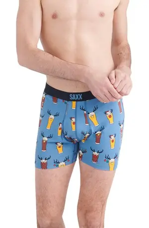 SAXX Ultra Super Soft Boxer Briefs Brewdolph- Slate