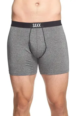 SAXX Ultra Super Soft Boxer Briefs Salt And Pepper