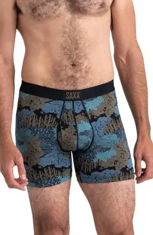 SAXX Ultra Super Soft Boxer Briefs Sonora Camo- Slate