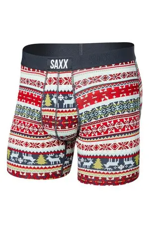 SAXX Ultra Super Soft Boxer Briefs Sweater Weather- Multi