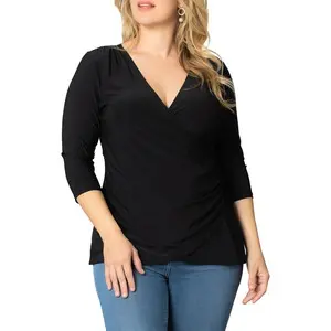 Kiyonna 3/4 Sleeve Tops