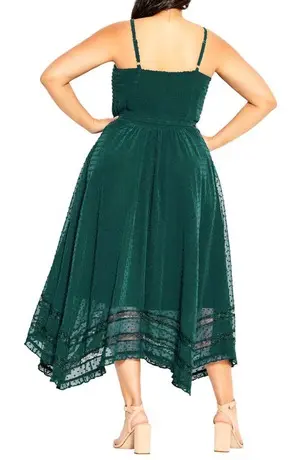 City Chic Flirty Nature Midi Dress
