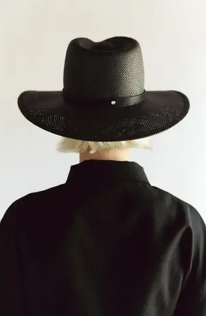 Janessa Leoné Sherman Packable Fedora - Black