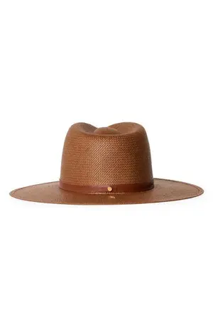 Janessa Leoné Sherman Packable Fedora - Brown