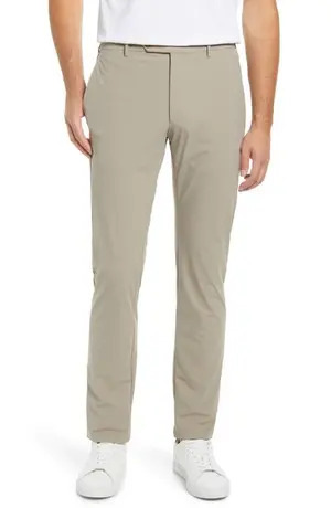 Zanella Active Stretch Flat Front Trousers - Beig/khaki