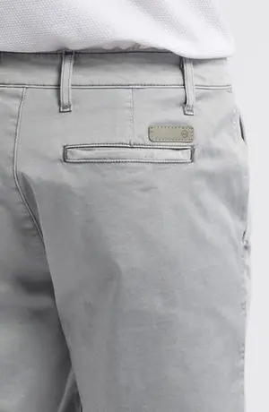 Ag Wanderer 8.5-inch Stretch Cotton Chino Shorts - Sulfur Silver Phantom