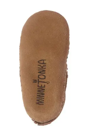 Minnetonka Riley Bootie - Brown Calf Hair