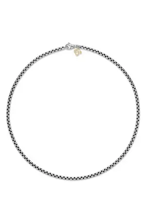 David Yurman Box Chain Necklace