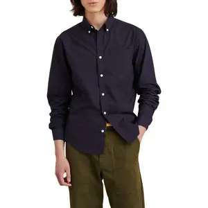 ALEX MILL Standard Button-down Shirt - Dark Navy