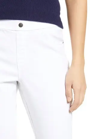 Hue Split Hem Denim Capri Leggings