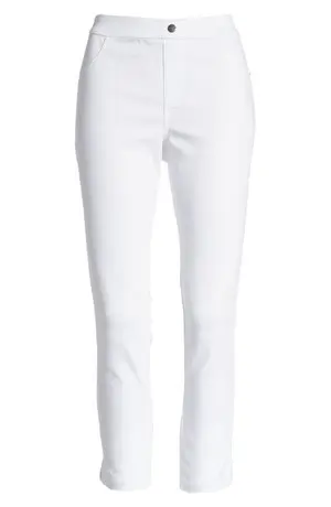 Hue Split Hem Denim Capri Leggings